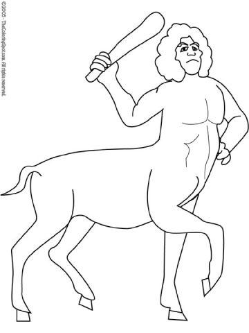 centaur_4 | Audio Stories for Kids | Free Coloring Pages | Colouring ...